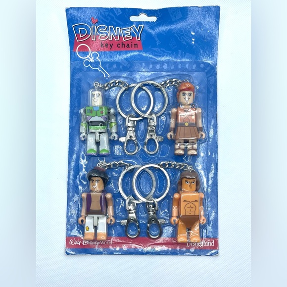 Disney | Toys | Rare Vintage Walt Disney World Set Of 4 Character Key ...
